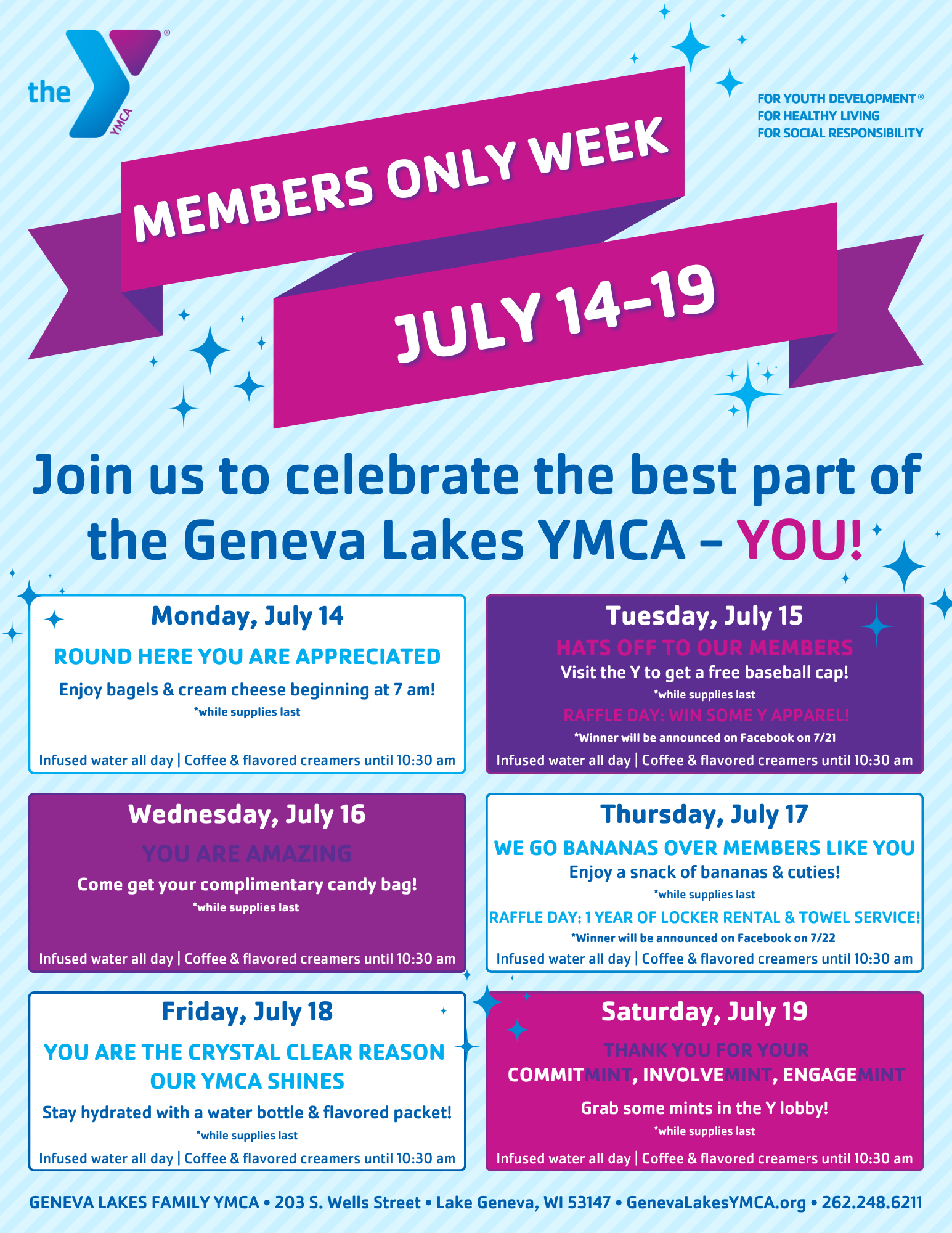 Members Only - Geneva Lakes Family YMCA